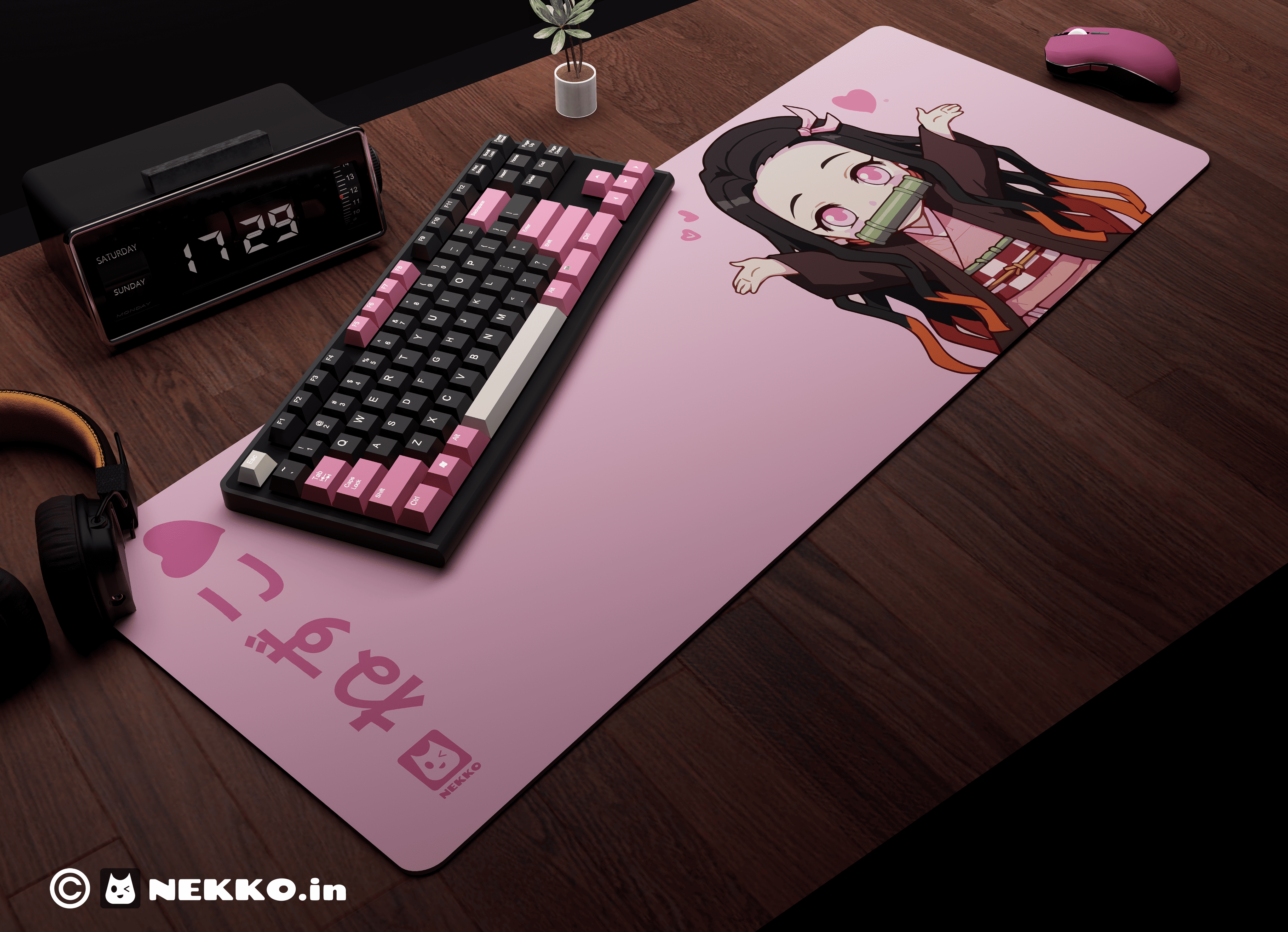 Nezuko Kamado- “Charming Demon” - Anime Desk Mat | Premium Quality | Nekko