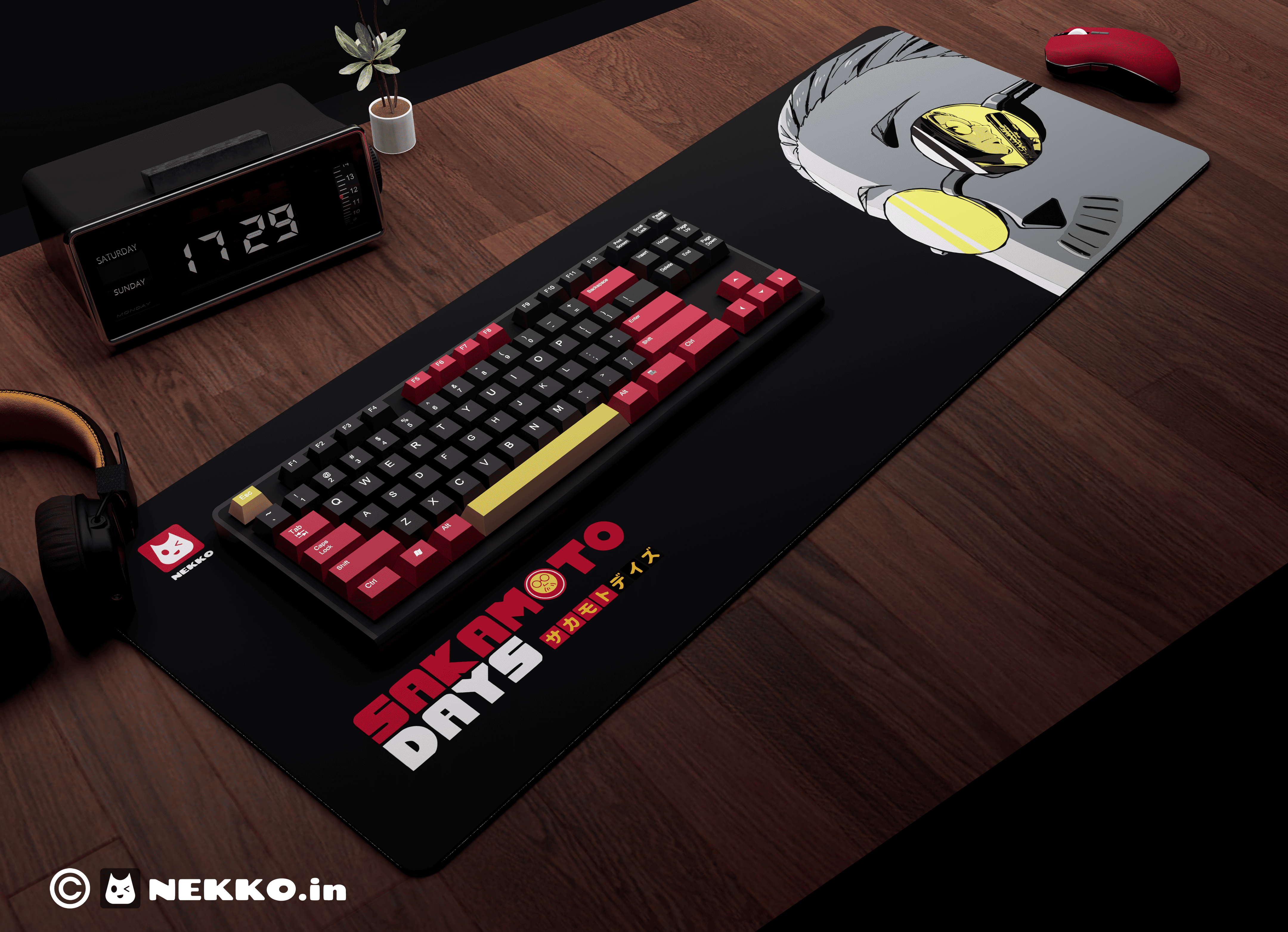 Sakamoto- "The Legendary Hitman" - Anime Desk Mat | Premium Quality ...